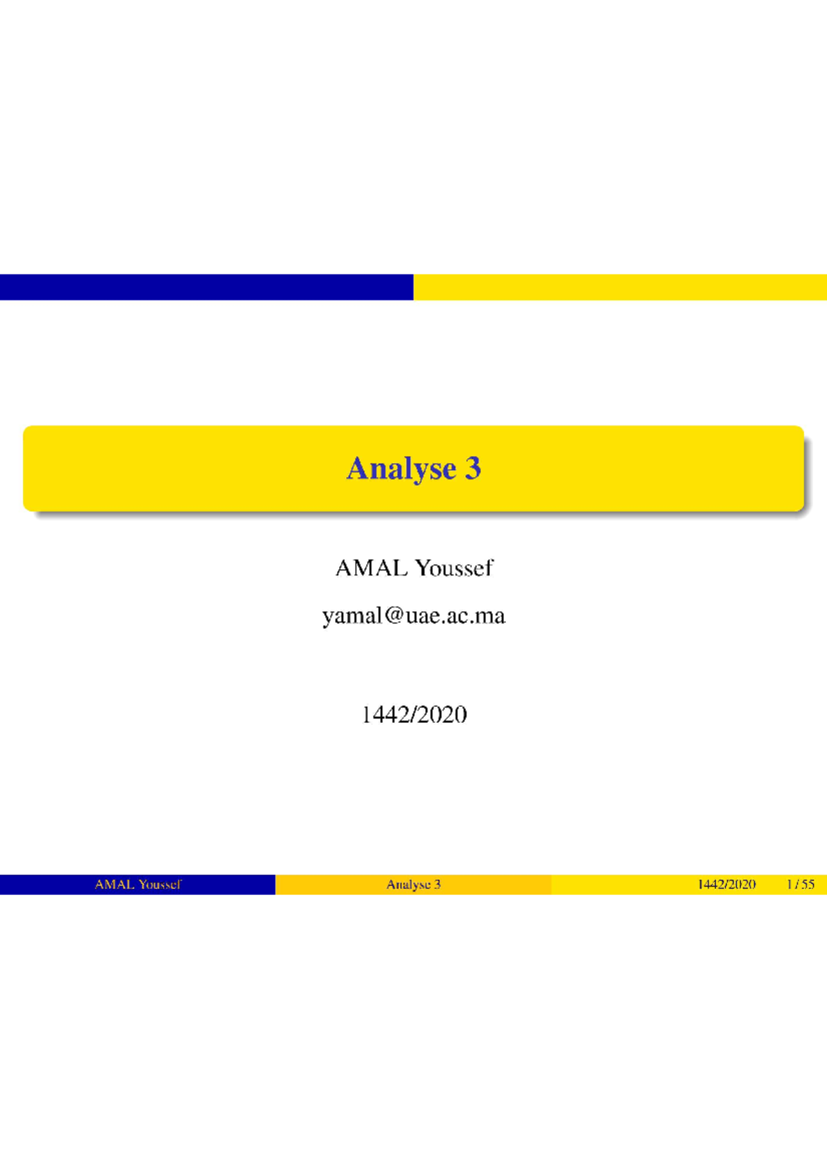 Cours Slides Complet - mathematique - Studocu