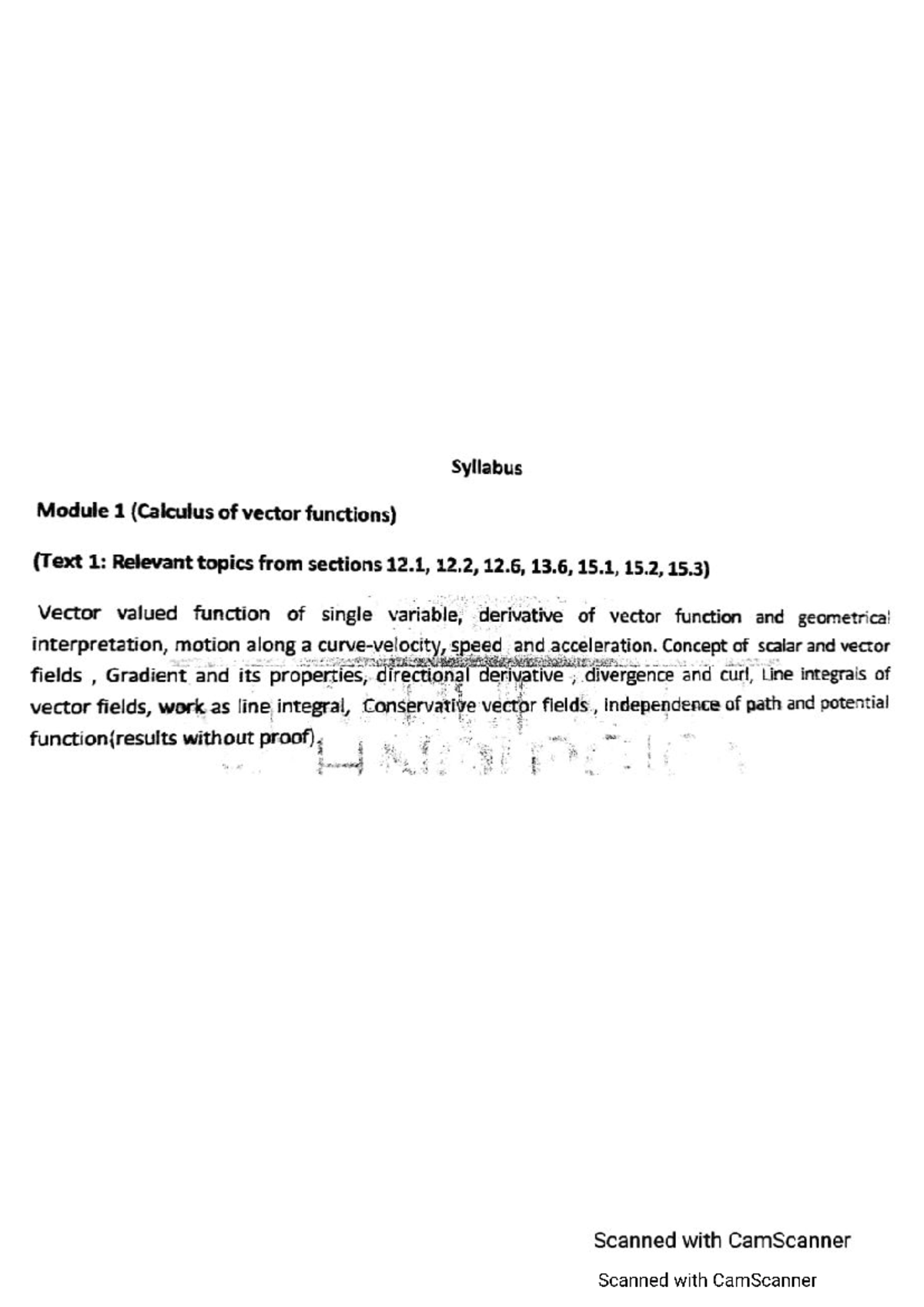 S2 VDET Module 1 - 1 st year enginnering Mathamatics - Vector Calculus, Differential Equations ...