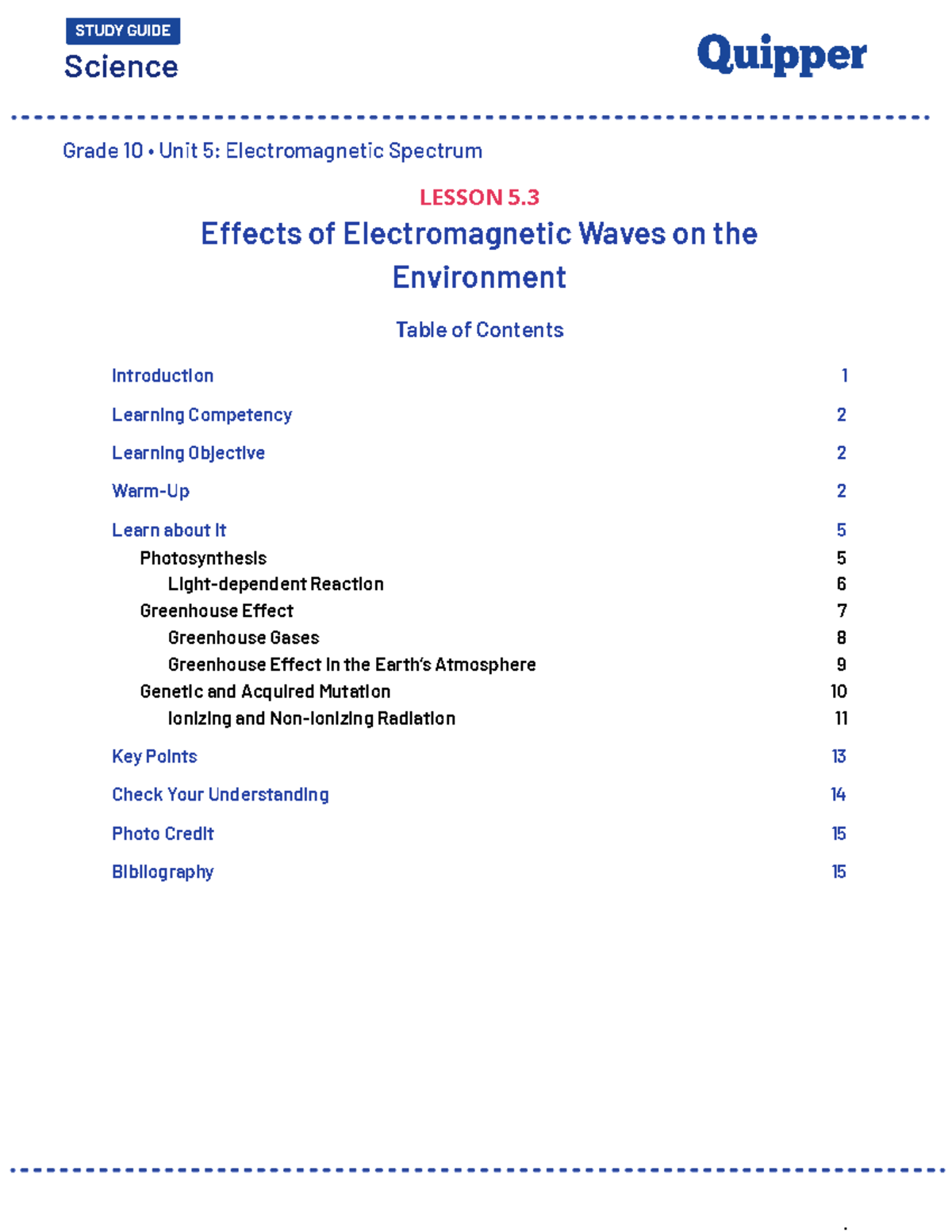 ME Sci 10 Q2 0503 SG - Effects of Electromagnetic Waves on the ...