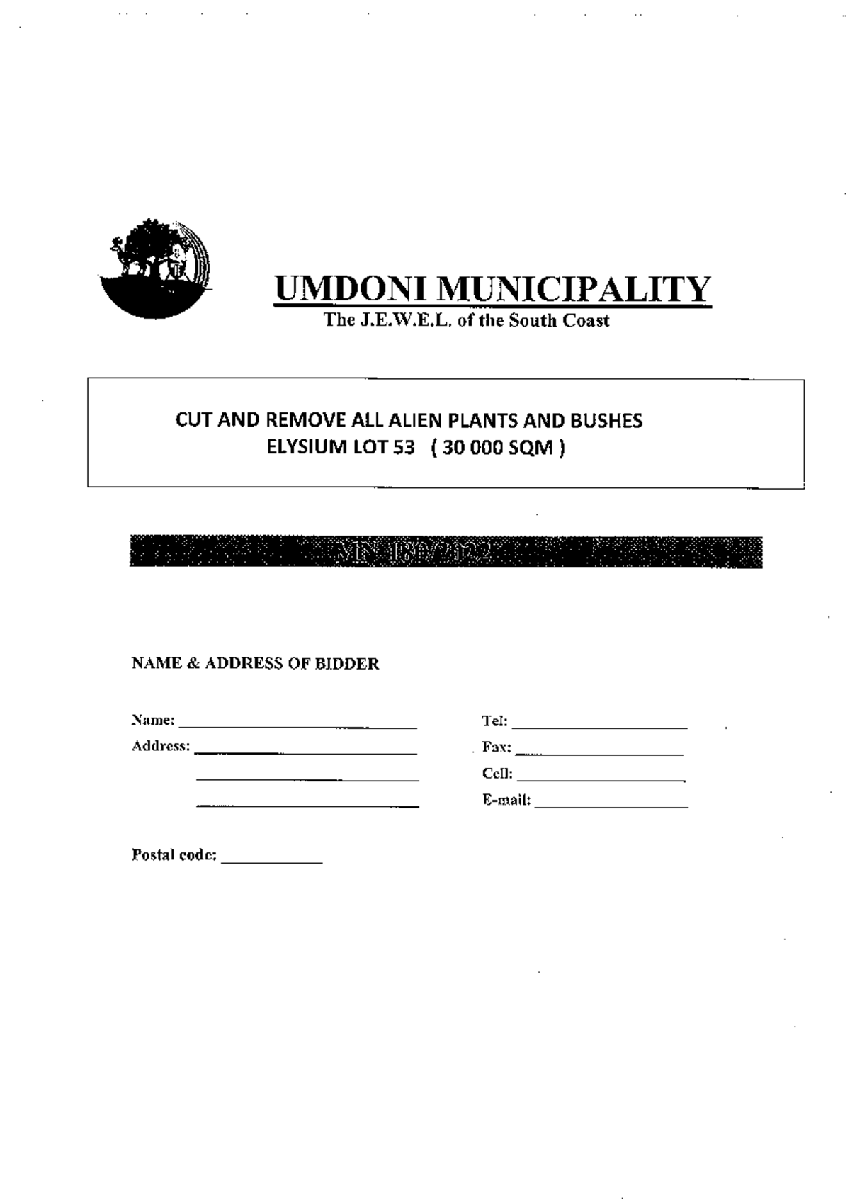 CUT AND Remove ALL Alien Plants AND Bushes Elysuim LOT 53 30 000 SQM ...