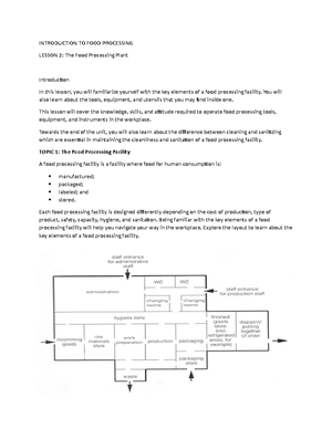Production Report AND Costing - BASICS OF FOOD PROCESSING LESSON 4 ...