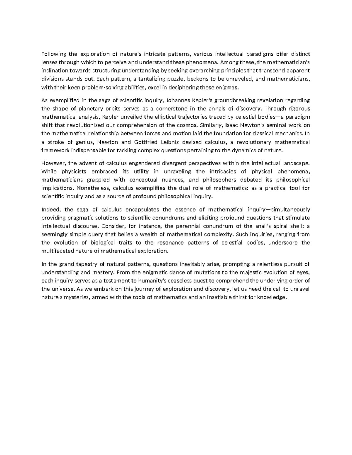 Chapter 2: Mathematics in Social Science - Following the exploration of ...