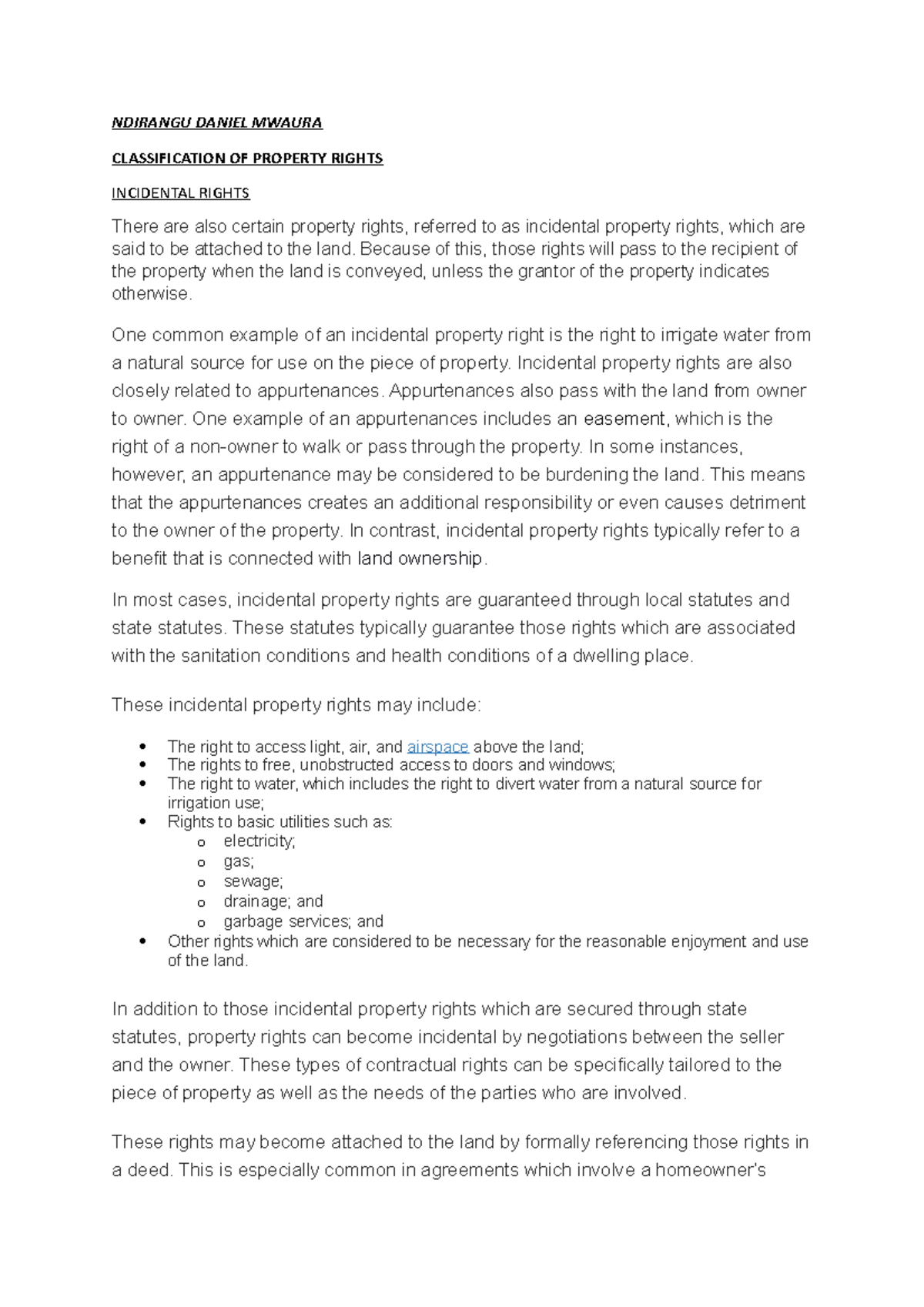 Ndirangu Daniel Mwaura - NDIRANGU DANIEL MWAURA CLASSIFICATION OF ...