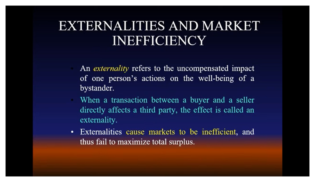 Externalities pdf - BBA - Studocu