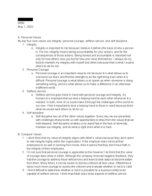 D253 Task 2 - D253 task 2 - D253 Task 2 A1: Good morning everyone, it ...