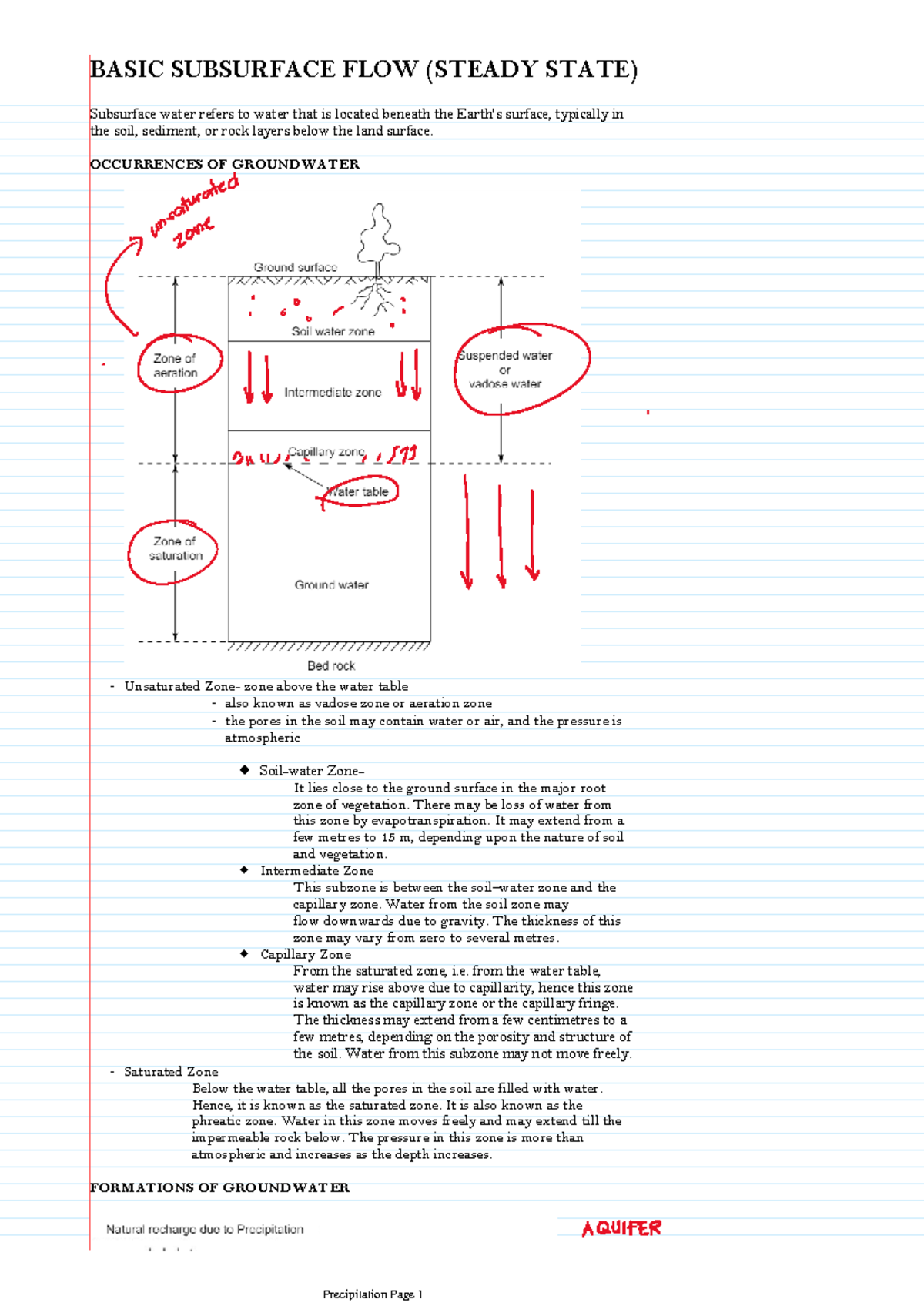 Basic Subsurface FLOW ( Steady State)Yes - Subsurface water refers to water that is located ...