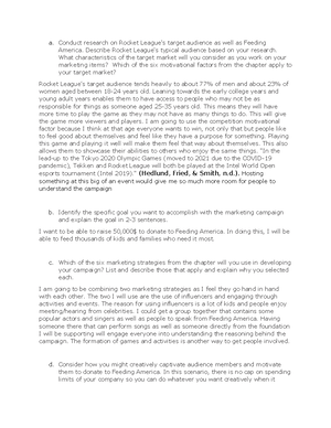 Lesson 2 Essay GBS 109 - Esports Lesson 2 Essay a. List and describe ...