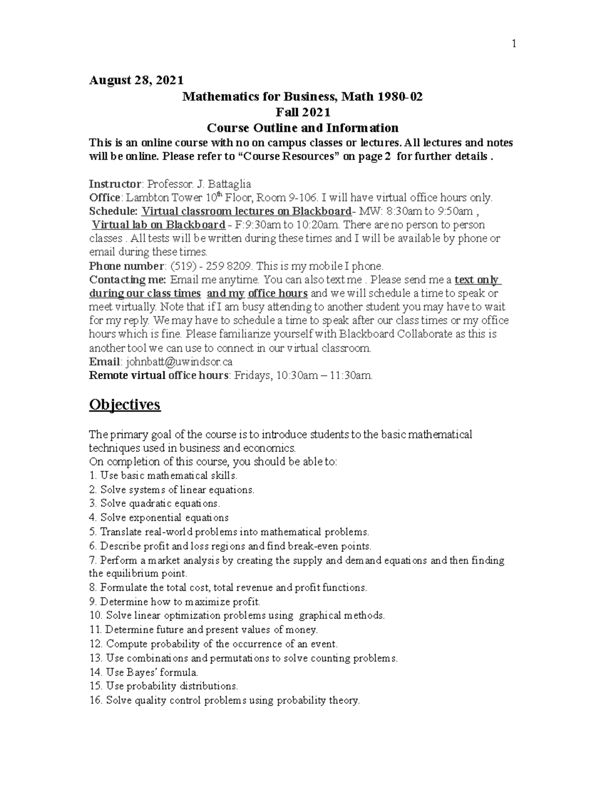 Math 1980-02F21 Course Outline - August 28, 2021 Mathematics for ...