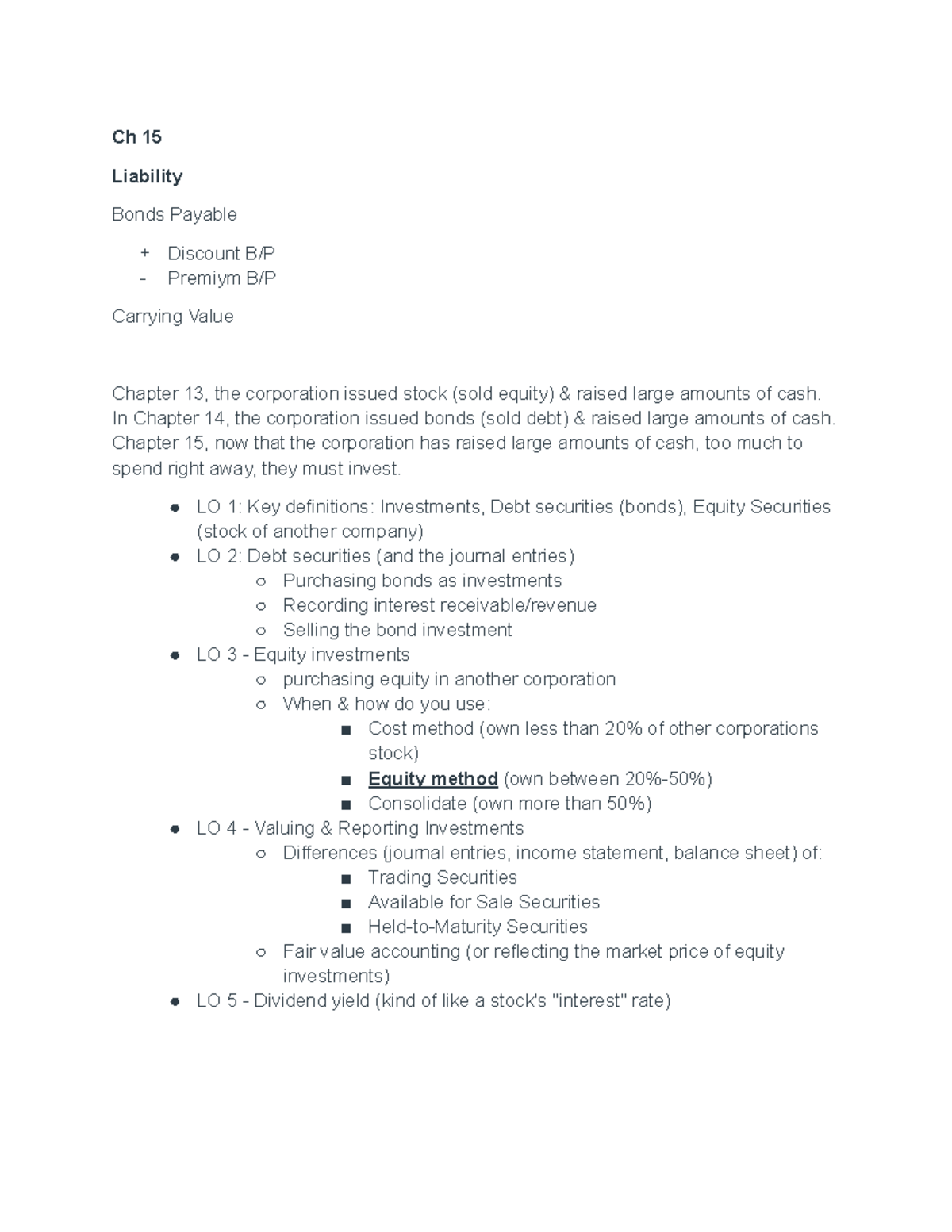 Ch 15 - Google Docs - Practice Problems with notes, screenshots of ...