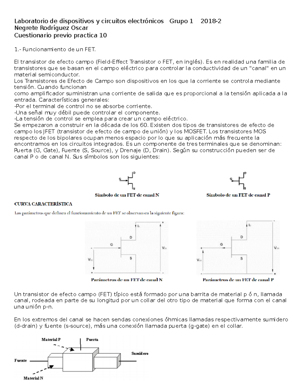 Cuestionario previo practica 10 - Laboratorio de dispositivos y circuitos electrónicos Grupo 1 ...