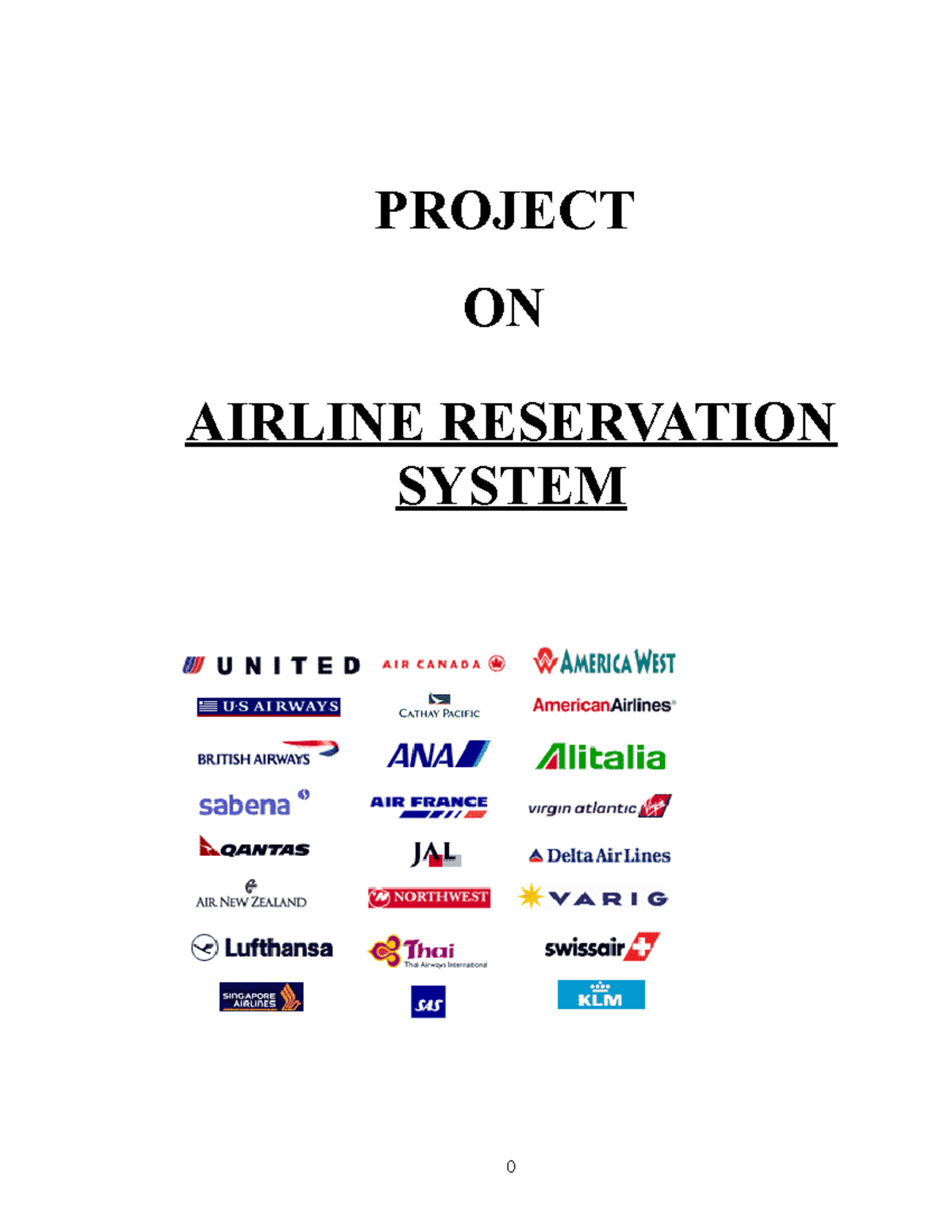 12809826 Airline Reservation System Vb - PROJECT ON AIRLINE RESERVATION ...