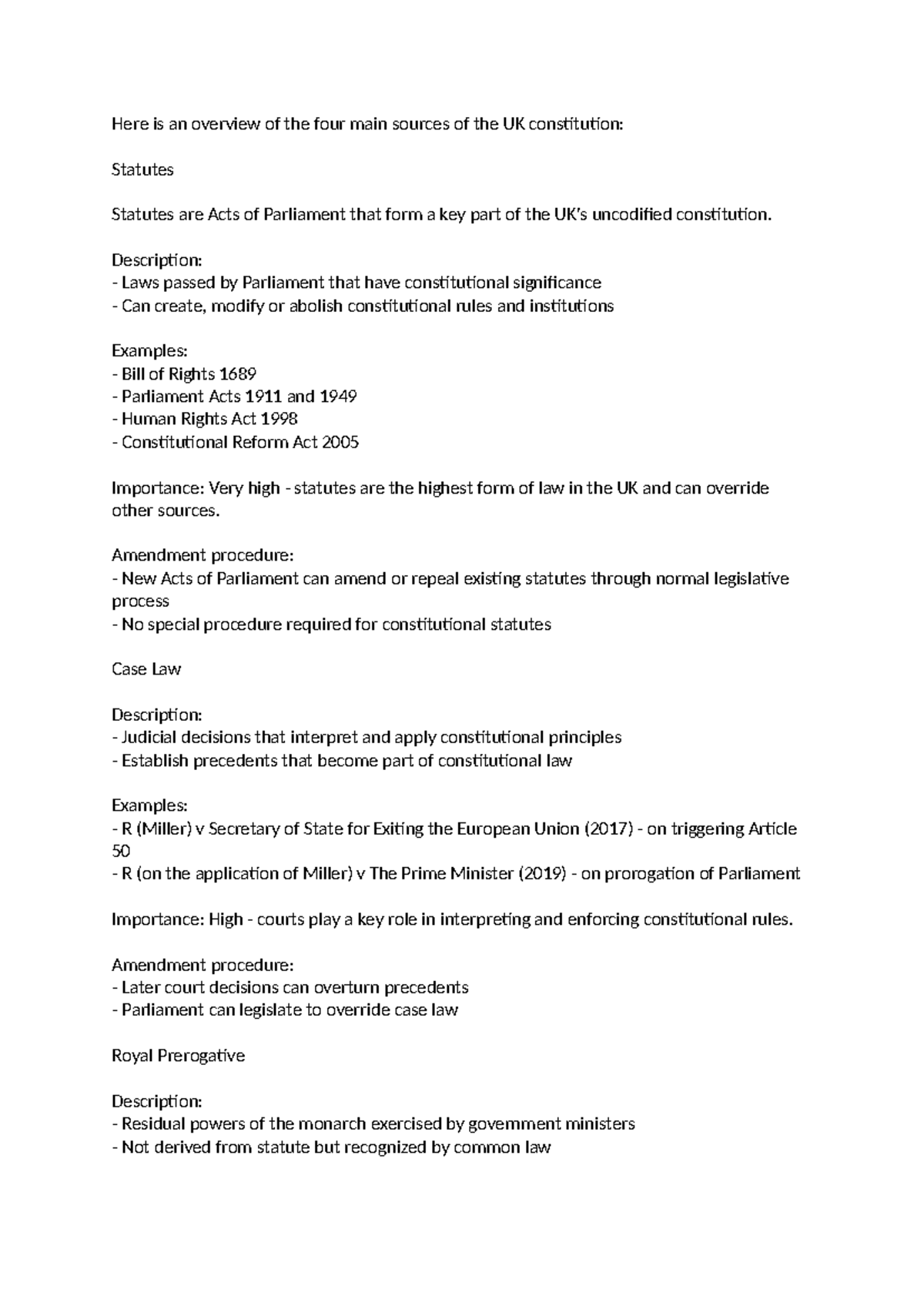 Prep task - ddww - Here is an overview of the four main sources of the ...