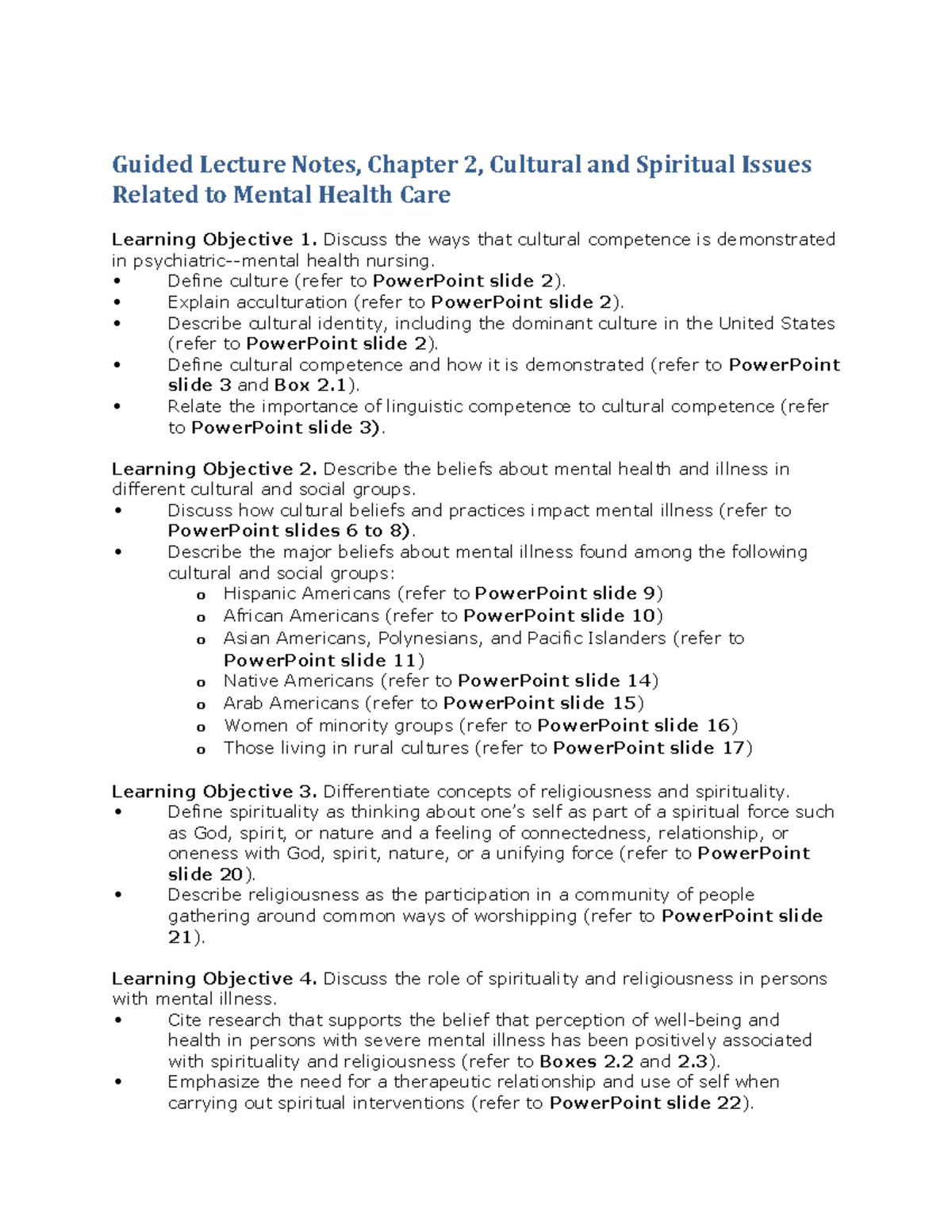 Boyd Ess 2e Guided Lecture Notes Chapter 02 - Guided Lecture Notes ...
