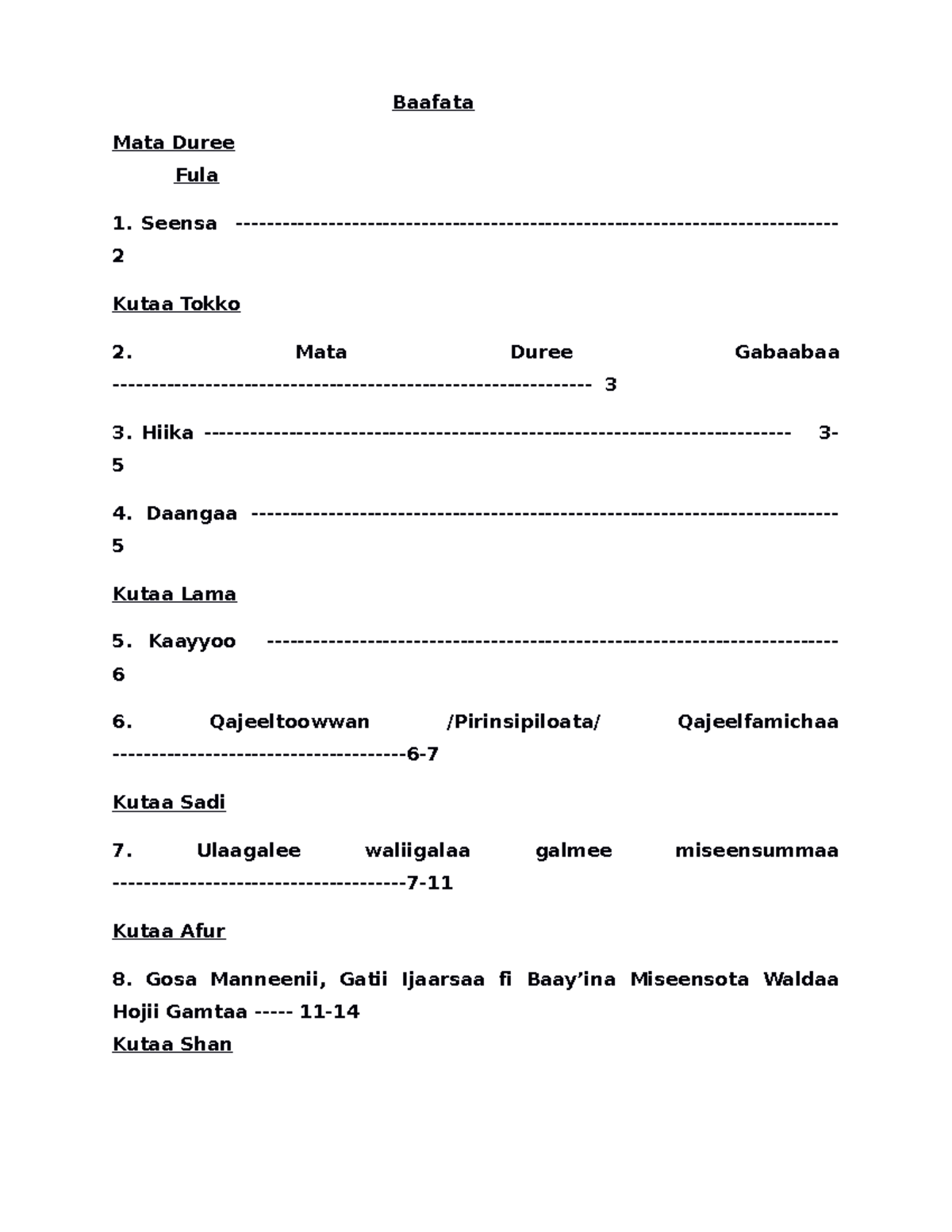 Qajeelfama Wal. Ija. Manaa Edited - Baafata Mata Duree Fula Seensa - 2 ...