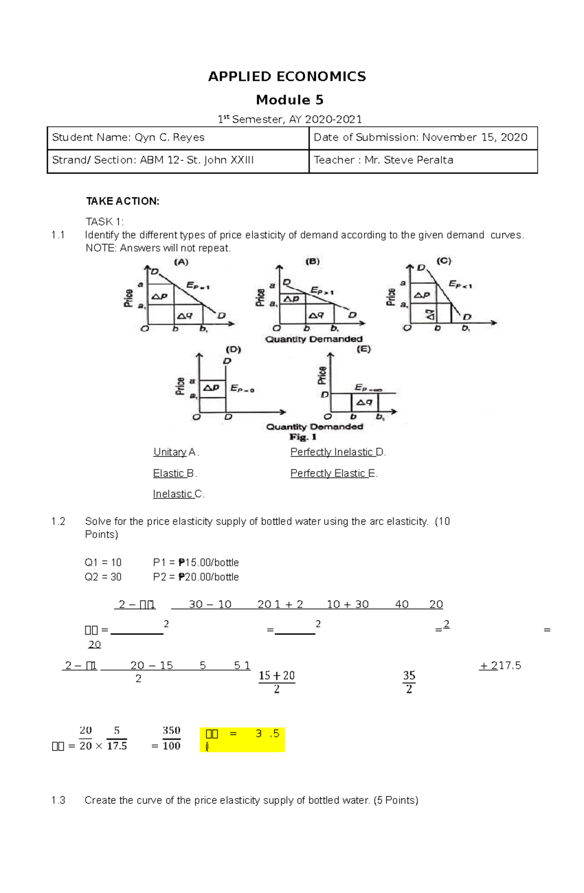 Reyes Module 5-converted lecture note - APPLIED ECONOMICS Module 5 1 st ...