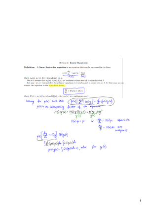 MATH 308 Chapter 1 (Introduction) - MATH 308 - Studocu