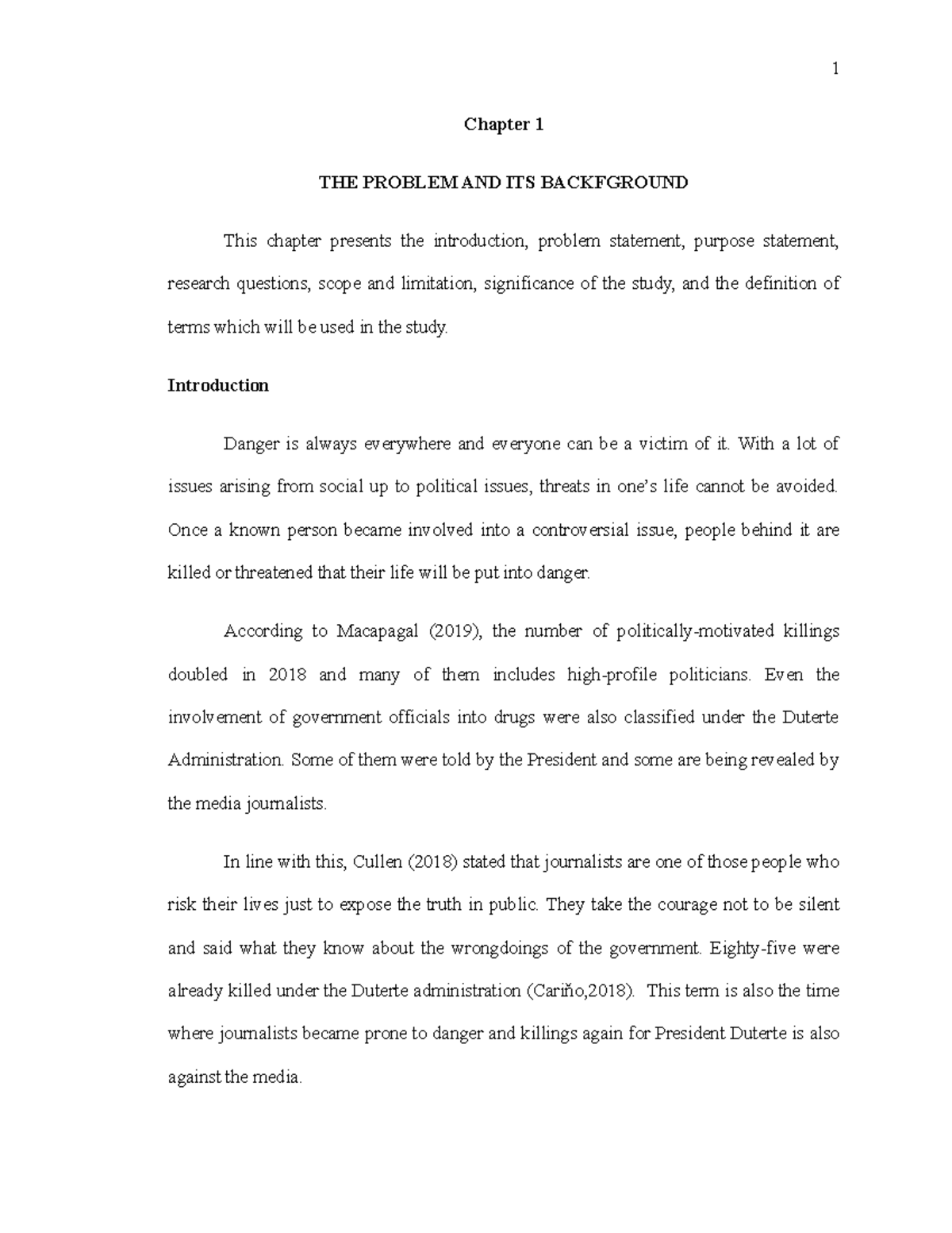 III-PART2- Chapters - Chapter 1 THE PROBLEM AND ITS BACKFGROUND This ...