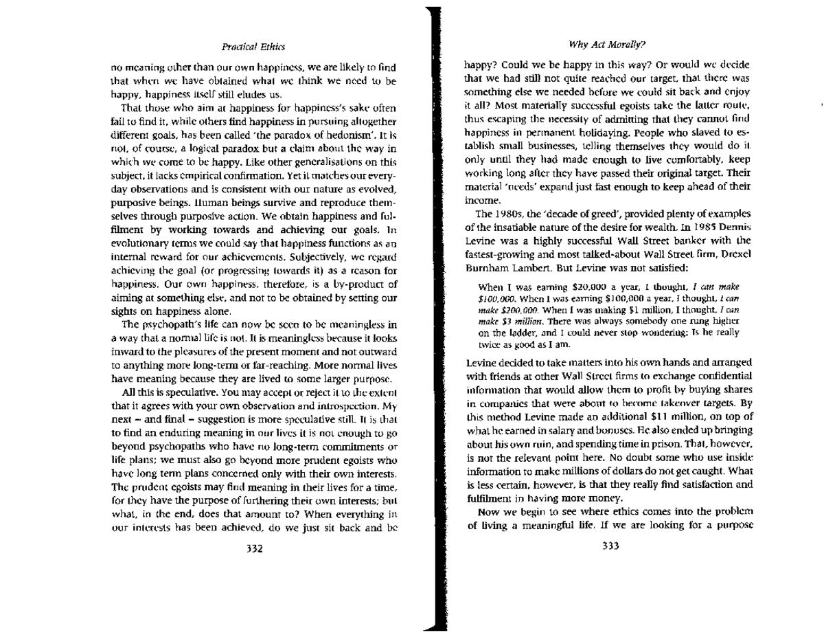 Taking Life Human - Ethics examines the rational justification for our ...
