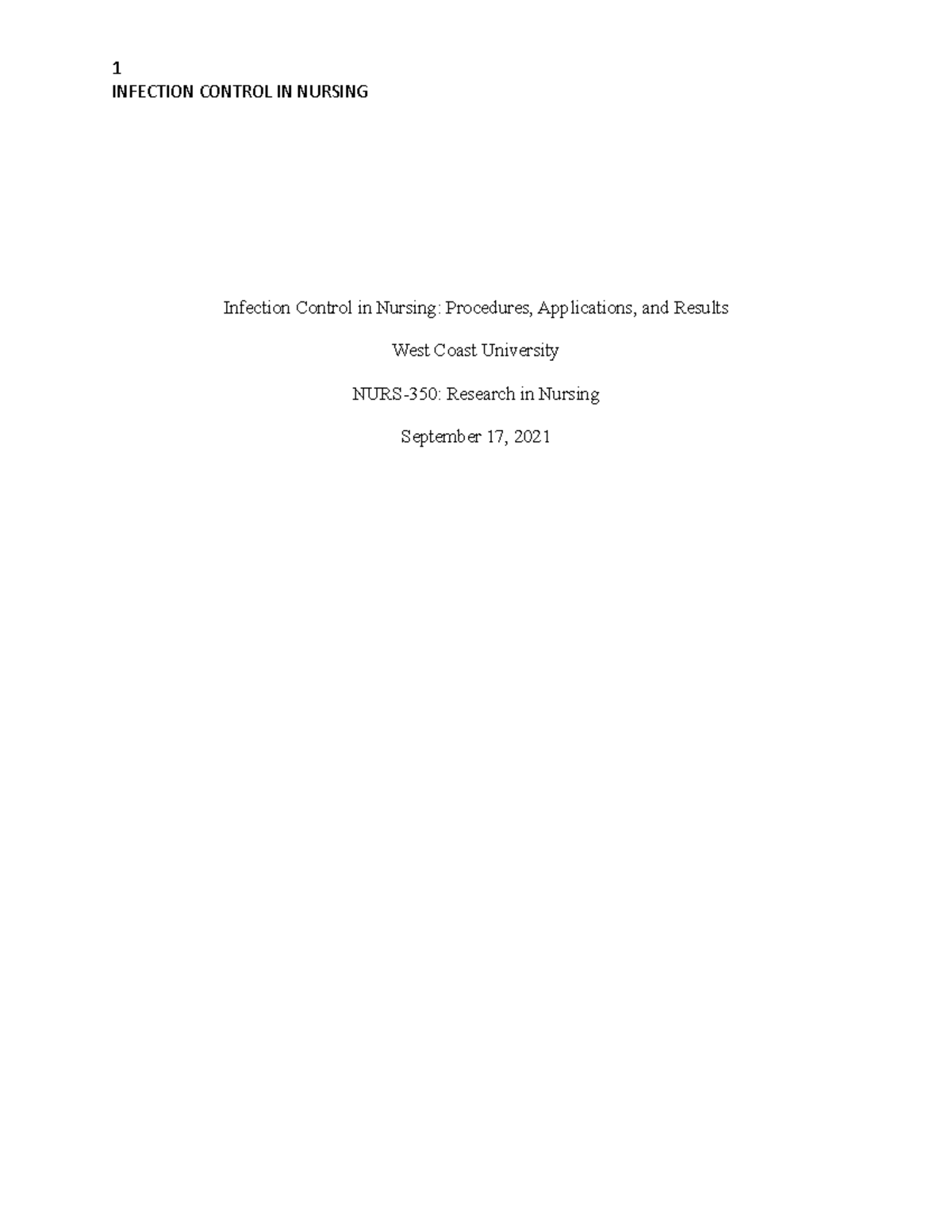 Qualitative and Quantitative Research Abstracts N-350 - INFECTION ...