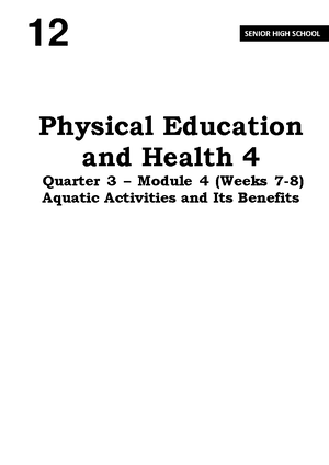 PE-AND- Health-12 Q3 Module 1 - 12 SENIOR HIGH SCHOOL Physical ...