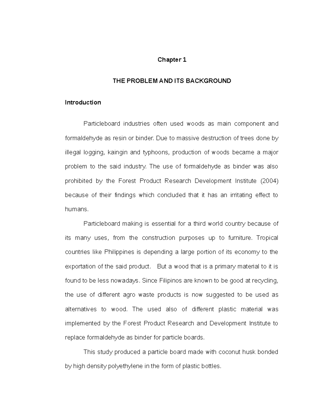 Chapter 1 THE Problem AND ITS Background - Chapter 1 THE PROBLEM AND ...