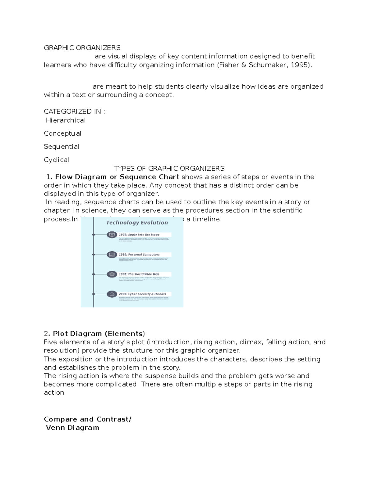 Graphic- Organizers - GRAPHIC ORGANIZERS are visual displays of key ...
