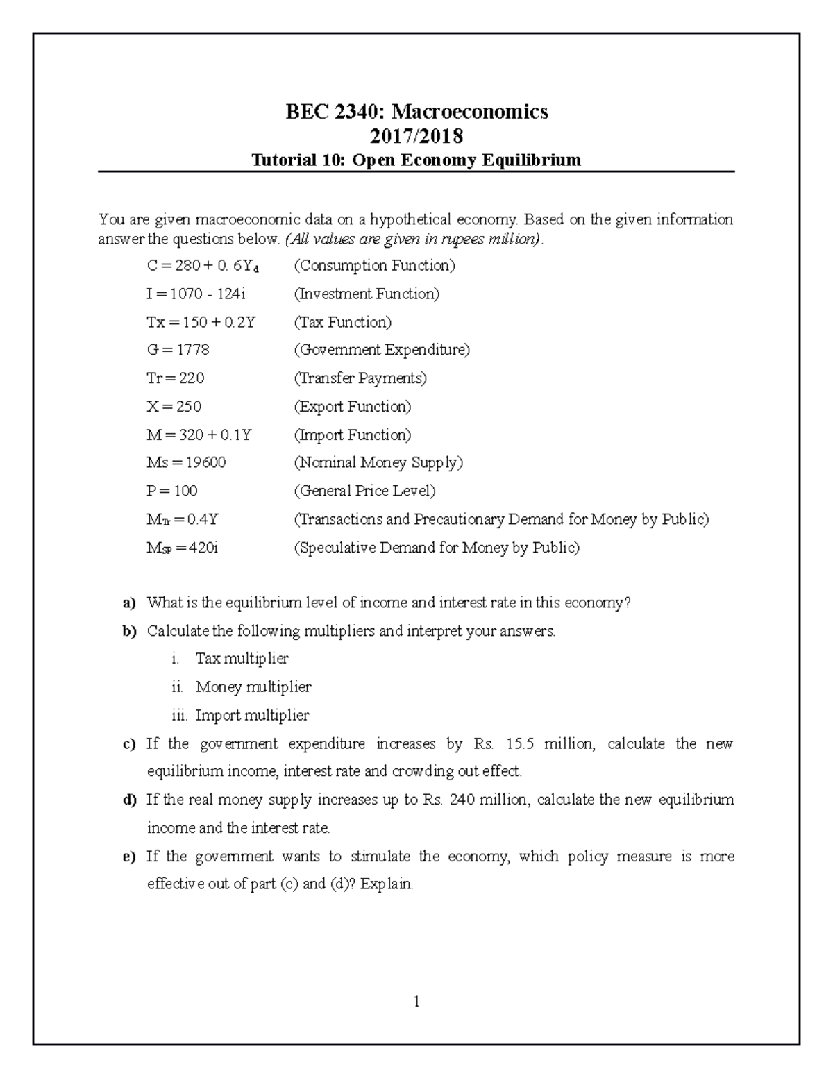 0000000069 - Macroeconomics tutorials - BEC 2340: Macroeconomics 2017 ...