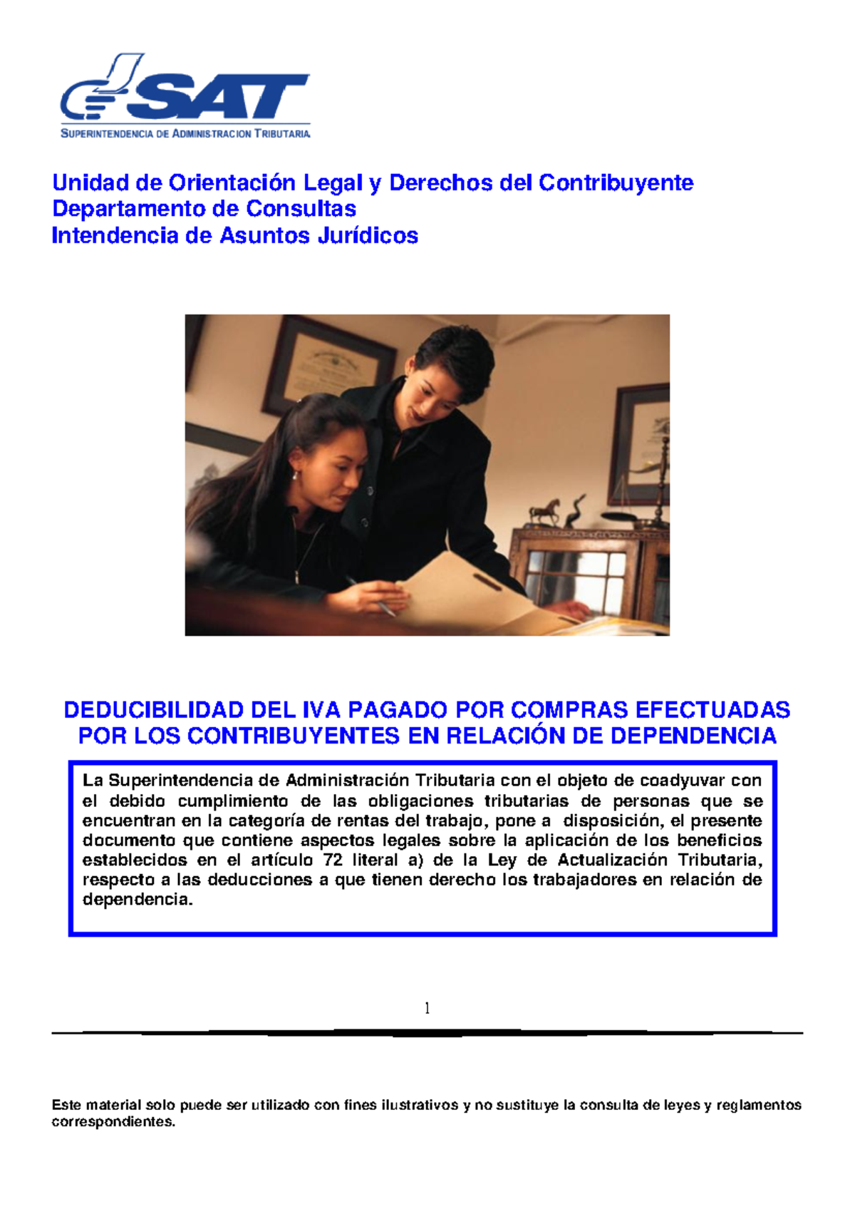 1389205077 SAT Planilla IVA SI GTOS Familia - 1 Este material solo ...