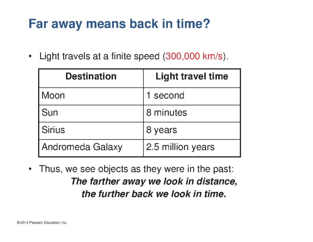 Ch1.1part2r 2 - ff fnjf jjas va .kjnf - Destination Light travel time ...
