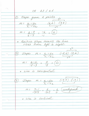 CA 2.5 Functions - Notes on how to do the problems along with example ...