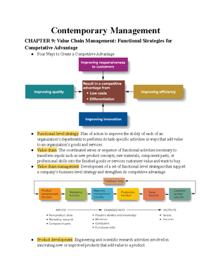 Contemporary Management CH 10 - Contemporary Management CHAPTER 10 ...