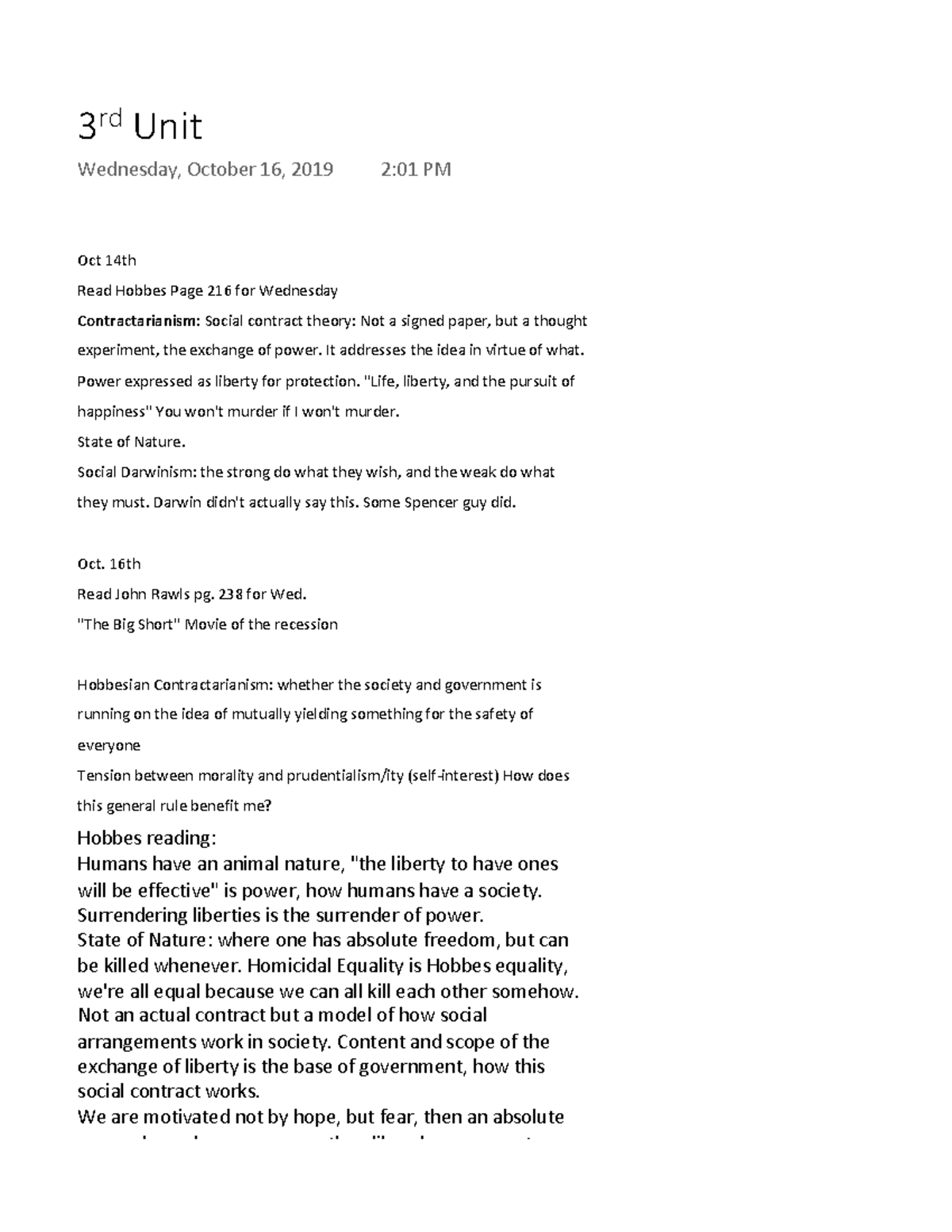 Ethics & Values 2050 Unit 3:4 - Warning: TT: undefined function: 32 Warning: TT: undefined ...