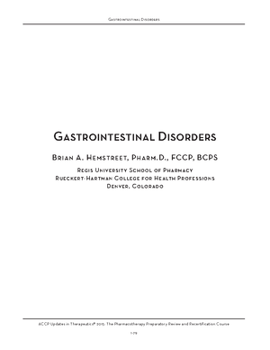 PPC15 Cardiology II workbook - ACCP Updates in Therapeutics® 2015: The ...