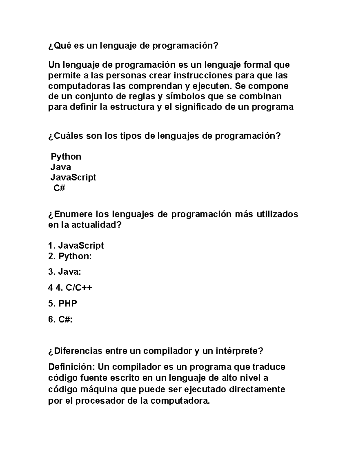 Qué es un lenguaje de programación - ¿Qué es un lenguaje de ...