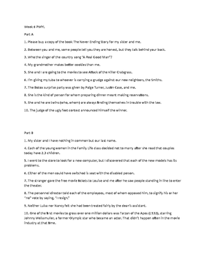 Sample Essay Analysis of Disappearing by Monica Wood - Mariela A ...