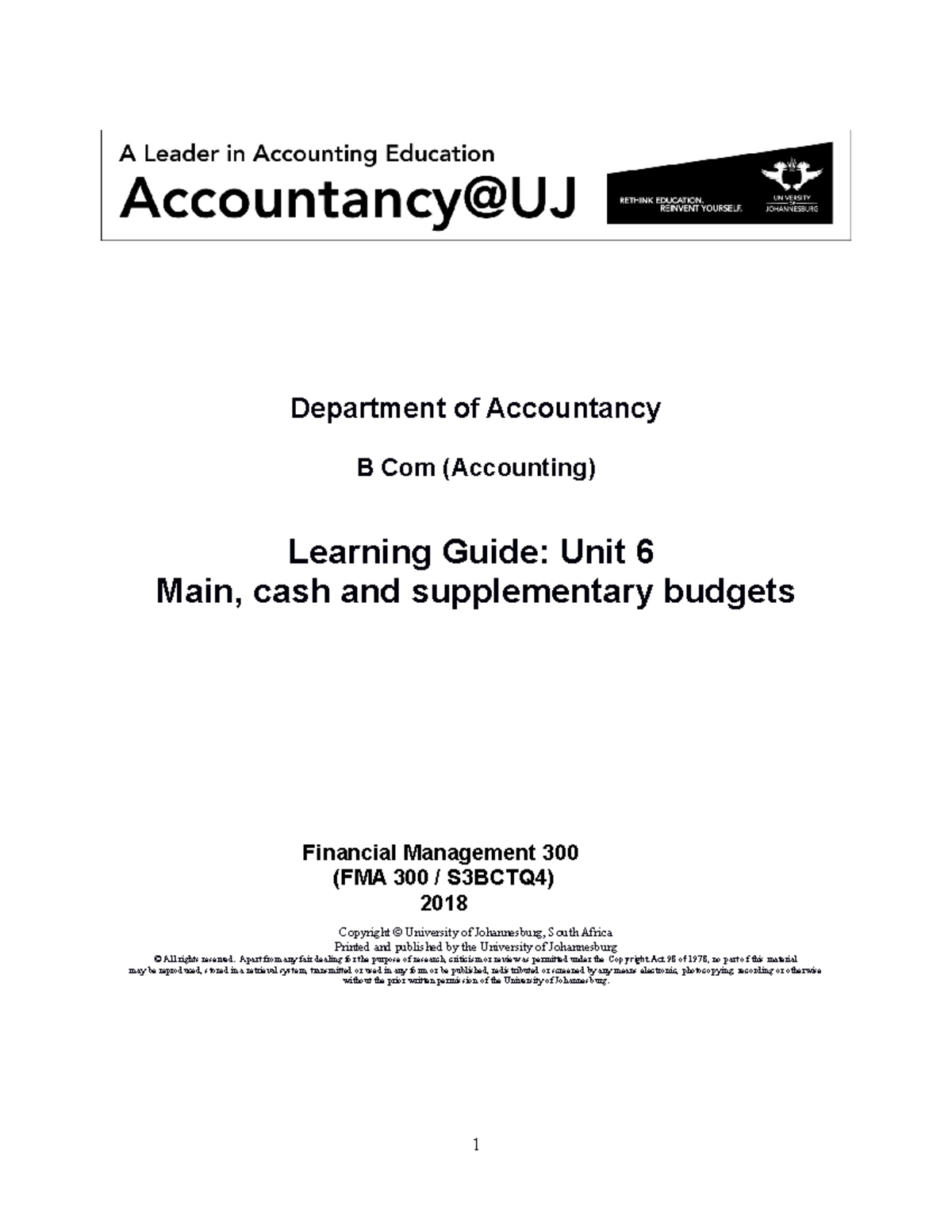 6.3 The budgetary Process Review Questions - Department of Accountancy ...
