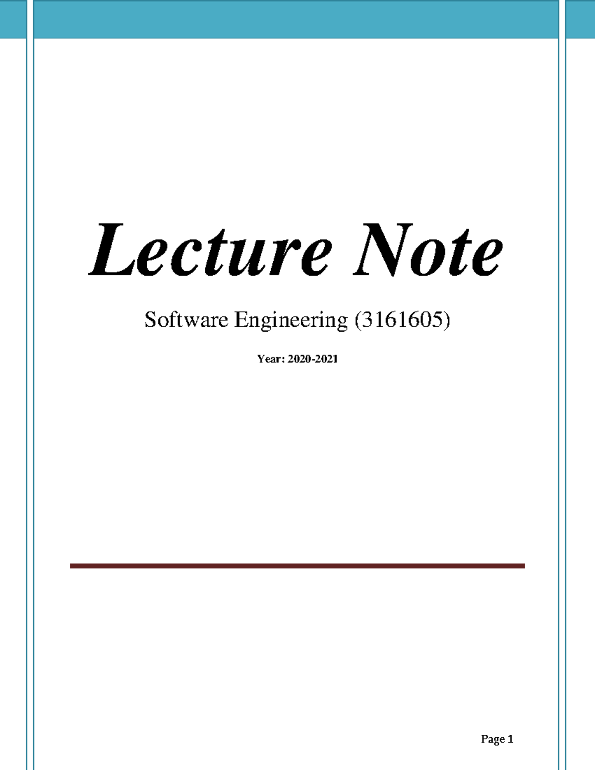 Software Engineering (3161605 ) Handbook - GTU - Studocu