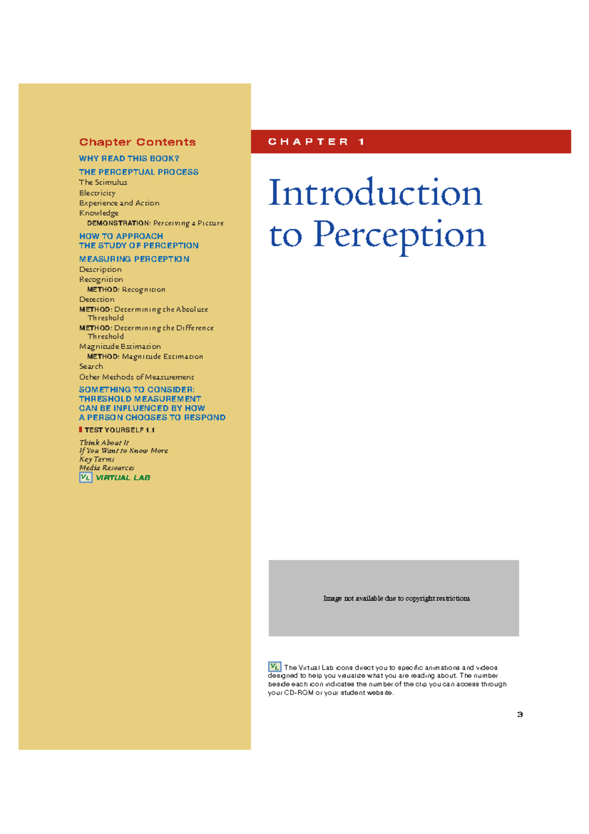 Psychophysics Sensation and Perception E - 3 ####### C H A P T E R 1 ...