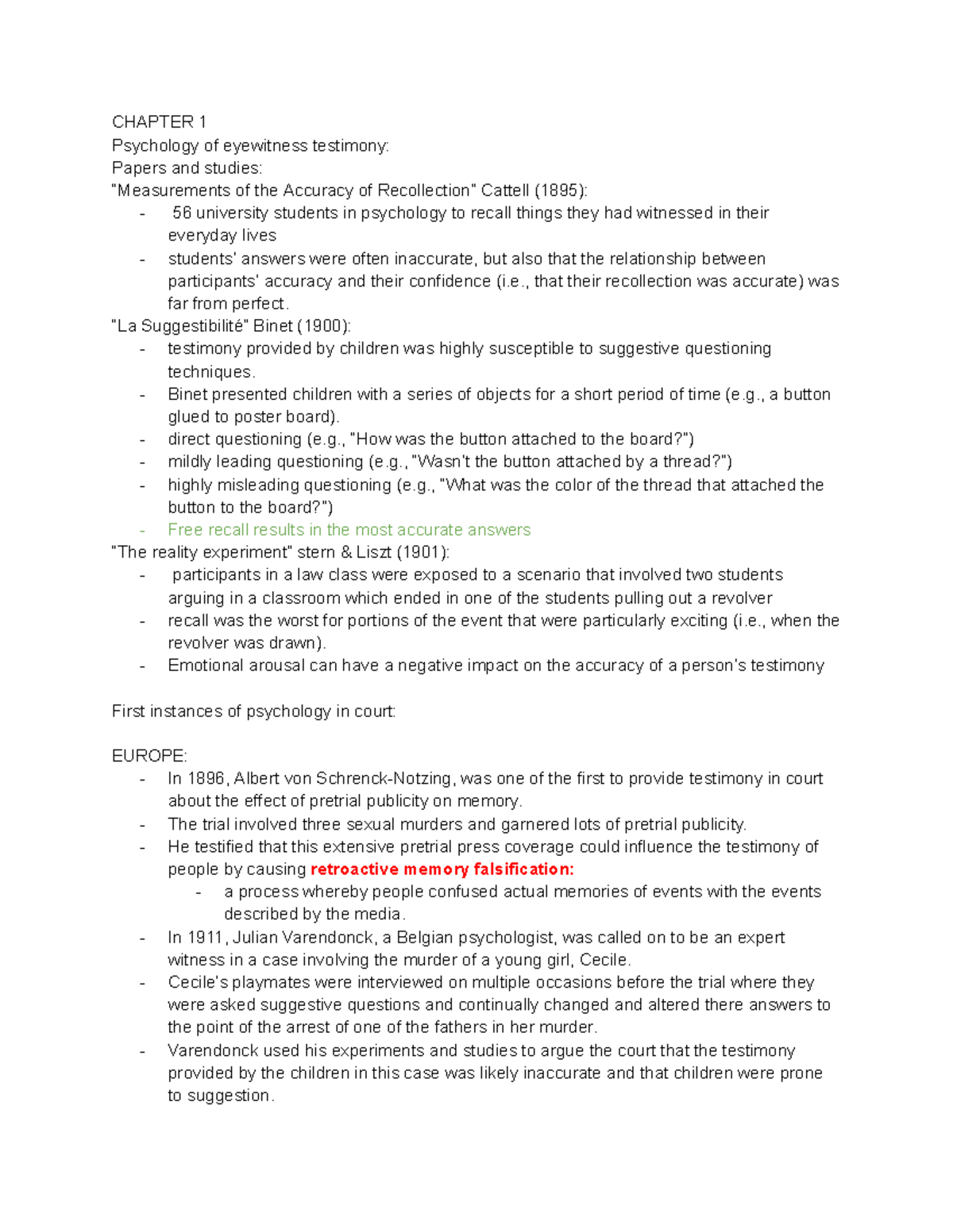 Chapter 1 and 2 - textbook notes from chp 1 and 2 - CHAPTER 1 ...