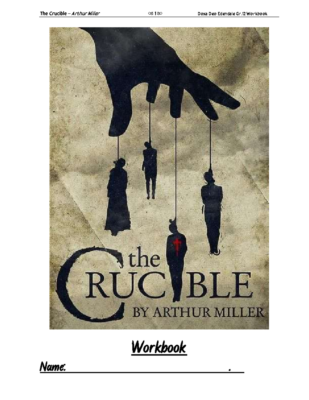 The Crucible 2023 Workbook study guide - Workbook Name:. Index page - 1 ...