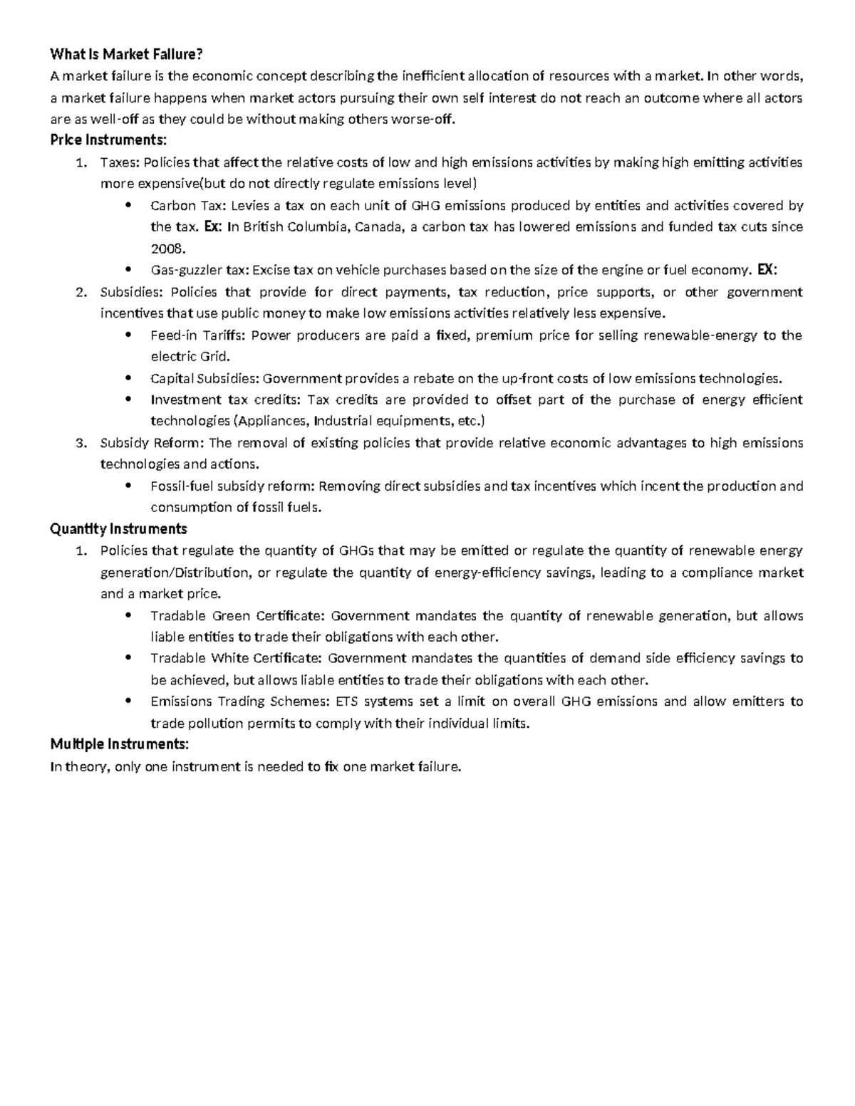 What is Market Failure - In other words, a market failure happens when ...