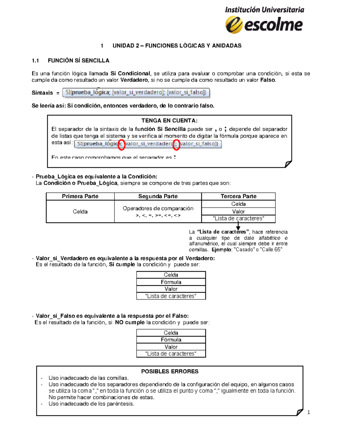 Funcion-si-anidada-infromática - 1 UNIDAD 2 – FUNCIONES LÒGICAS Y ...