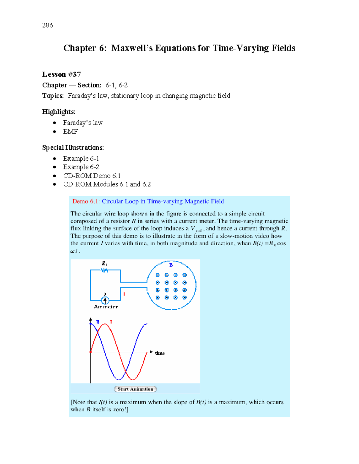 45791-Ulaby ISMCh 06 - 286 Chapter 6: Maxwell’s Equations for Time ...