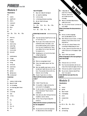 Pioneer B2 Extra Material - level B H. Q. Mitchell – Marileni Malkogianni extra material ...