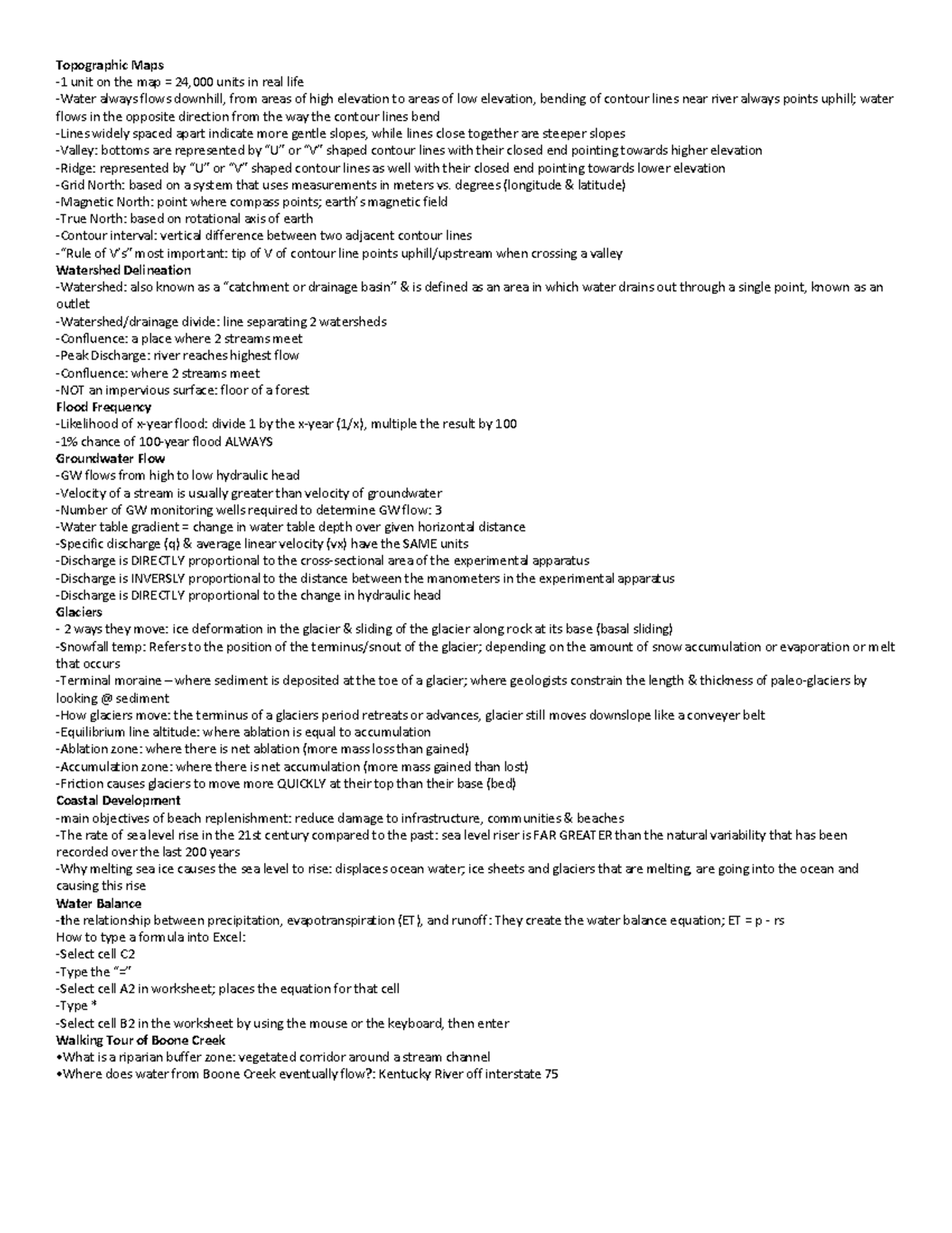 Geology Lab 1104Cheat Sheet - Warning: TT: undefined function: 32 Warning: TT: undefined ...