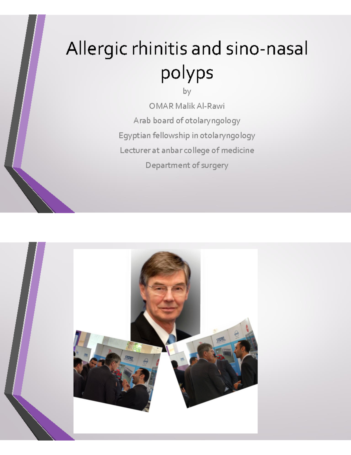 Allergic rhinitis and sino-nasal - Allergic rhinitis and sino-nasal ...