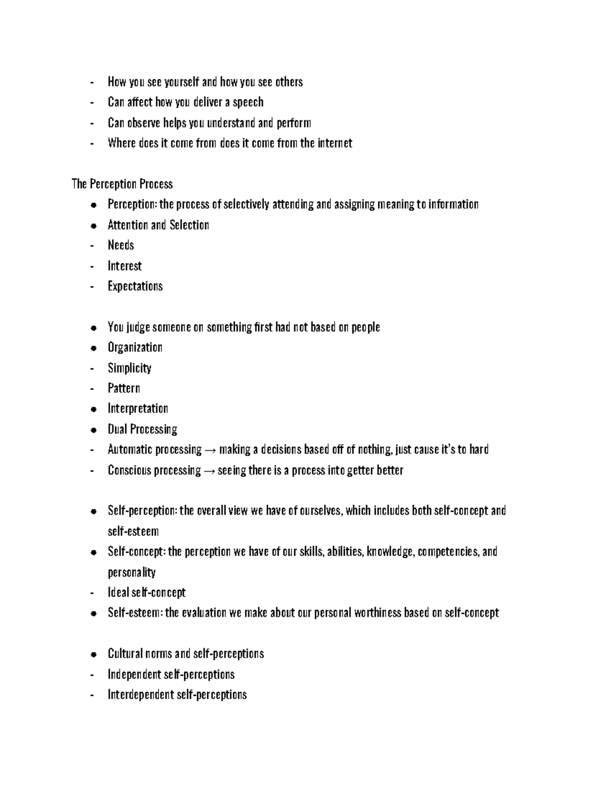 Copy of ch 2 perception of self and others ( public speaking class ...