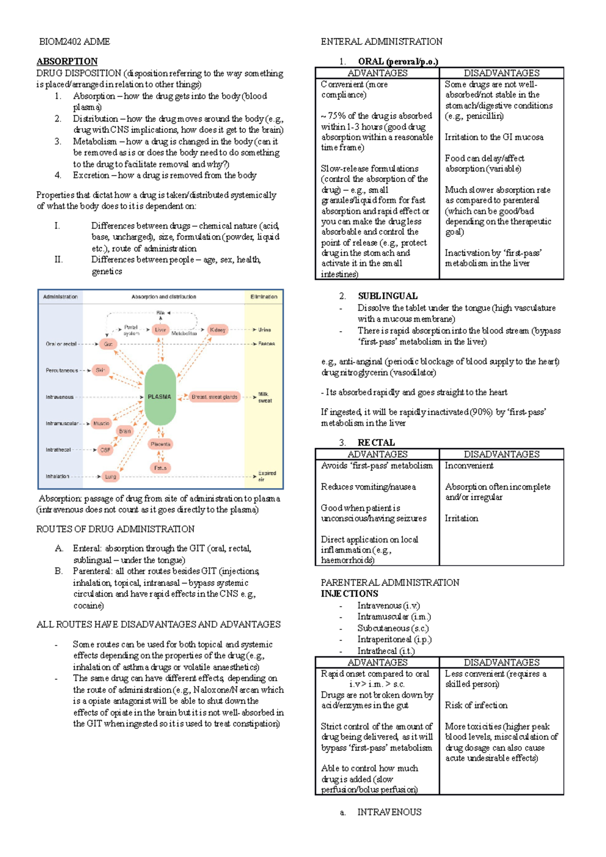 BIOM2402 ADME + Pharmacogenetics - BIOM2402 ADME ABSORPTION DRUG ...