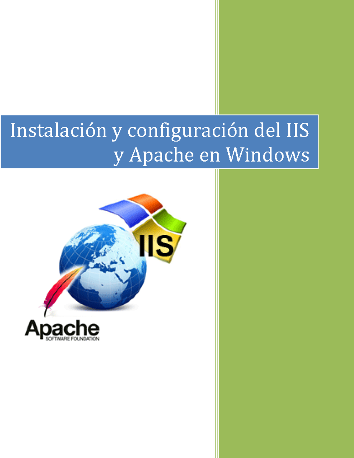 Manual de Instalación y configuracion de IIS y Apache - Instalación y ...