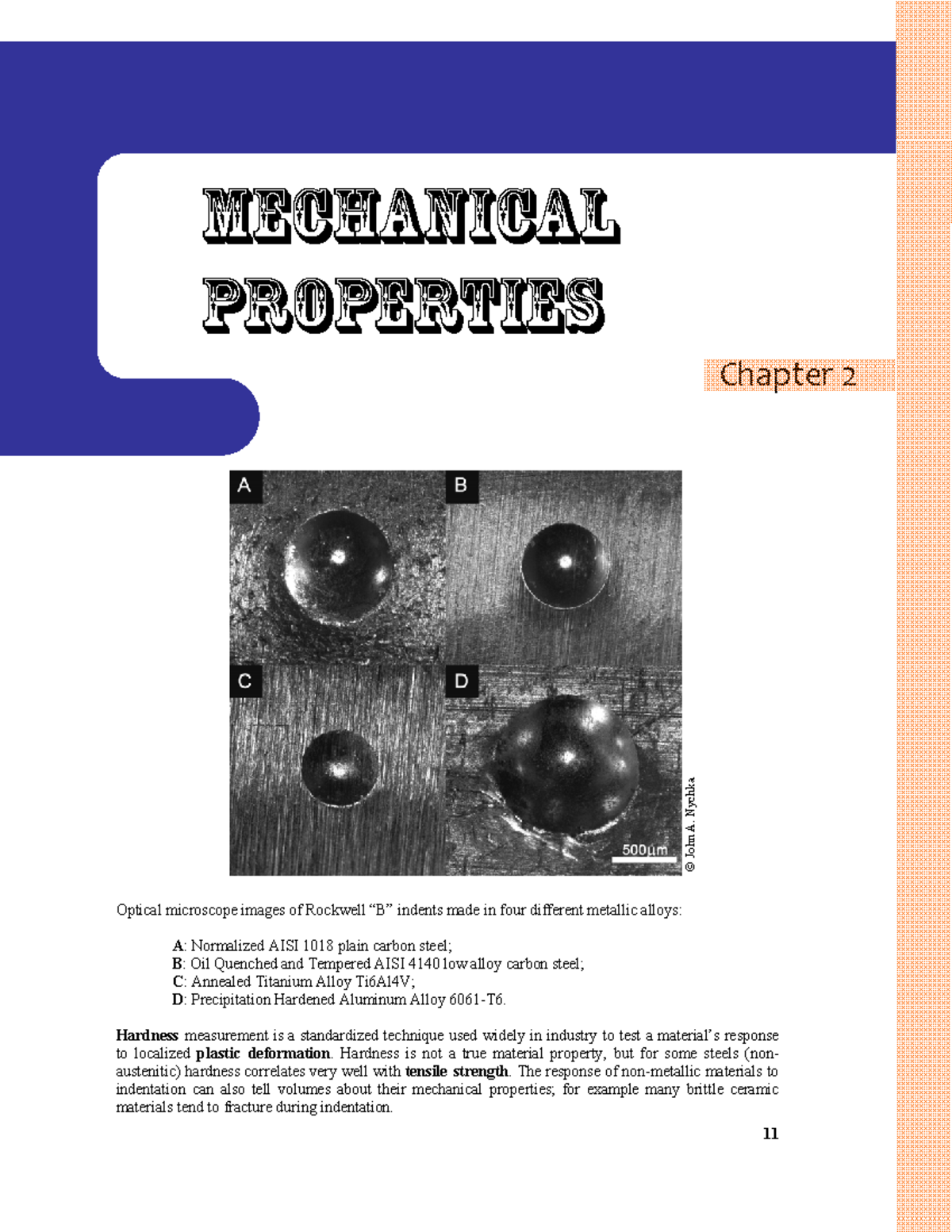 Chapter 2 Mechanical Properties 1 8 2012 - MATE 202: Introduction to ...